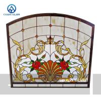 China Round Stained Decorate Glass Panel Window Inside Catholic Church for sale