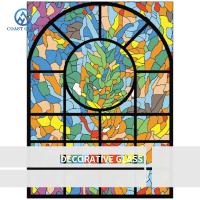China Custom Stained Glass Ceiling Dome Decorative Skylight Handmade Building Window for sale