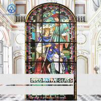 China Custom Stained Glass Ceiling Dome Decorative Skylight Handmade Building Window for sale