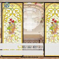 China Art Church Stained Glass Partition Sheets 3mm Interior Decoration for sale