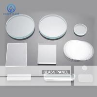 China Ultra Clear Flat Tempered Glass Panel 1mm to 6mm Custom Cut to Size for Industrial Use for sale