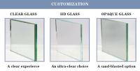 China Drill Hole Deep Processing Glass Panels Cut To Size Flat Polished Edge for sale