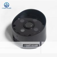 China 2mm Black Framed Tempered Glass Lens for CCTV Custom Cut to Size for sale