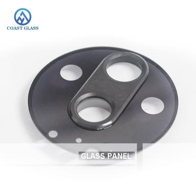 China CCTV Housing Glass Cut to Size 1mm-6mm Thickness Clear Tempered for Camera Enclosure for sale