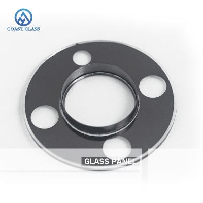 China 3D Silk Print Tempered Glass Cover for CCTV Camera 1mm to 19mm Thickness Custom Size for sale