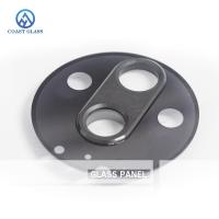 China 3D Silk Print Tempered Glass Cover for CCTV Camera 1mm to 19mm Thickness Custom Size for sale