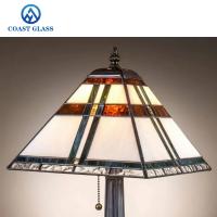 China Custom Stained Glass Partition Room Divider Wall Decorative Glass Panel for Home 10mm for sale
