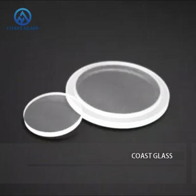 China 25mm Diameter 1mm Thick Fused Silica Quartz Glass Window Round Plate for Optical Use for sale