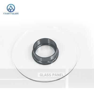 China Customized Silk Screen Coating Tempered Glass 1mm-6mm for Surveillance Camera Lens Electronic Equipment for sale