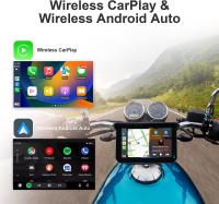 China 5 inch IPS Screen Waterproof Wireless Carplay Motorbike GPS Navigation Multimedia Player for motocycle for sale