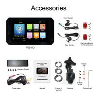 China 5 inch IPS Screen Waterproof Wireless Carplay Motorbike GPS Navigation Multimedia Player for motocycle for sale