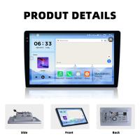 China 10inch OLED Screen Android 12 Car Stereo QELD 2k HD Car Radio Autoradio Video GPS WIFI DVD Player for sale