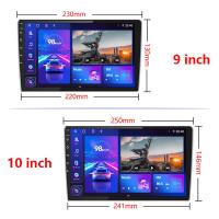 China 9 inch Car Multimedia Player Wifi Octa core 2G 32G 4G LTE Auto Radio Stereo for AM FM for sale
