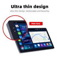China Android 10.0 9/10inch 2Din QLED 7862 2K Universal Car Stereo Wifi 4G FM DSP Carplay for sale