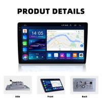 China Android 10.0 9/10inch 2Din QLED 7862 2K Universal Car Stereo Wifi 4G FM DSP Carplay for sale