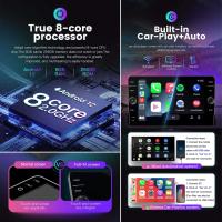China 9 Inch 2 Din Android Car Radio with Carplay 4G GPS Navigation DVD Player Metal Body for sale