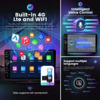 China 9 Inch 2 Din Android Car Radio with Carplay 4G GPS Navigation DVD Player Metal Body for sale
