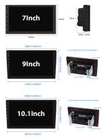 China 7/8/9/10/12/13 inch Wireless CarPlay Android Player with Build-in 2DIN GPS Navigation for sale