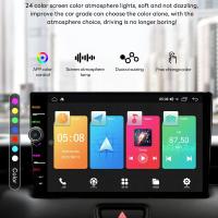 China 2 32G Knob QLED Android 10 Car Audio 9/10inch Universal Radio 1280*720 Carplay GPS Navigator for sale