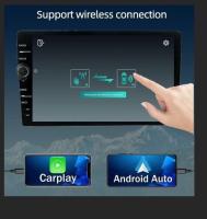 China 2 32G Knob QLED Android 10 Car Audio 9/10inch Universal Radio 1280*720 Carplay GPS Navigator for sale