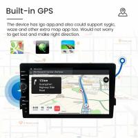 China 2 32G Knob QLED Android 10 Car Audio 9/10inch Universal Radio 1280*720 Carplay GPS Navigator for sale