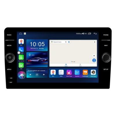 China 8Inch Knob QLED Screen Car Radio Android 12.0 OS 2 Din Stereo for Universal Multimedia for sale