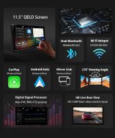 China 8 256g 5G Wifi DSP Stereo Audio 2 Din Android Car Radio Full fit screen GPS Built-in for sale
