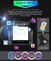 China Tesla 9.7 inch Car Stereo Vertical Touch Screen 1 16G Android GPS Navigation System for sale