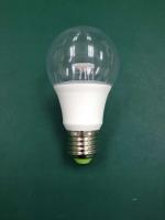 China Plastic Transparent Cover 360 Degree LED Bulbs E27 B22 Indoor Lights 6W 500LM 100% Dimmable for sale
