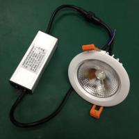 China IP65 Waterproof High Power 15 Watt COB Led Downlight Under 30 Degree Environment for sale