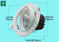 China TwoTrim  Universal Direction Adjustable  7w 600lm Recessed Commercial LED Downlight Dimmable 85-265V AC for sale