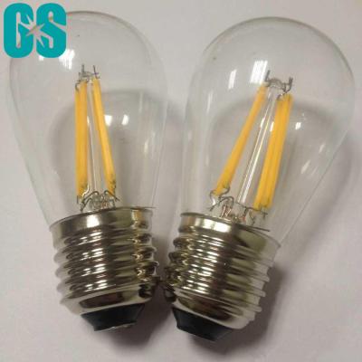 China S14 Type 360 Degree Indoor LED Lights 2 filament bulb lamp Φ45*85mm 85-265V for sale