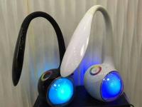 China Colorful 3 in1 desk lamp Indoor LED Lights , Wireless Bluetooth speaker lights for sale
