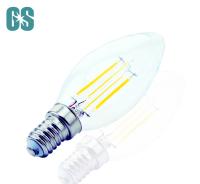 China 360 Degree LED Filament Bulb / LED Candle Light No Tail 2W 4W Dimmable C35 for sale