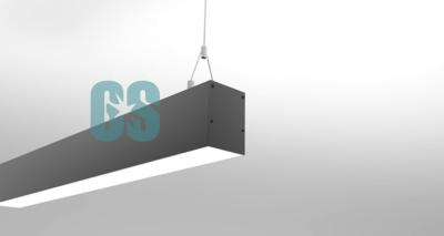 China Fast Install Suspended Linkable Streamline LED Linear Residential Lighting 100lm/W for sale