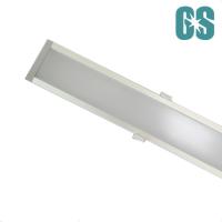 China 80CRI Natural White Linear Ceiling Light / SMD 2835 Recessed Linear Led Lighting for sale