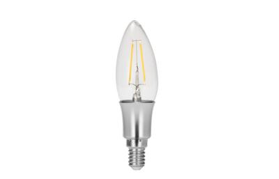 China Cstomized E14 E12 Clear Light Bulbs Filament LED Lamp for Coffee shop and Restaurant for sale