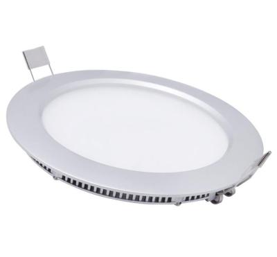 China Super Slim 16W 1280lm 240V D240mm LED Flat Panel Lighting For Workshop for sale