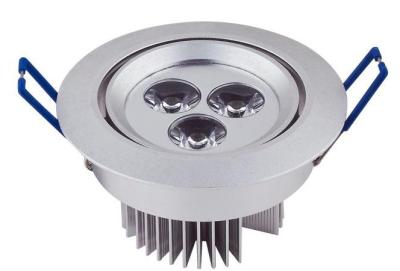 China Embed CRI 80 210Lm 3W Commercial LED Downlights Angle Adjustable for sale