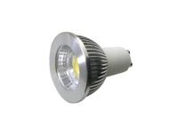 China 5W 450LM 3000K COB Dimmable Gu10 Led Lamps , 220V / 110V Led Indoor Spotlight Bulbs for sale