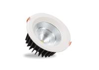 China High brightness 40w 3200lm cool white COB LED Downlight 85lm/W 230V / 240V for sale