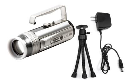 China Rechareable 8 Watt Aluminium LED Fishing Lights for hiking / searching for sale