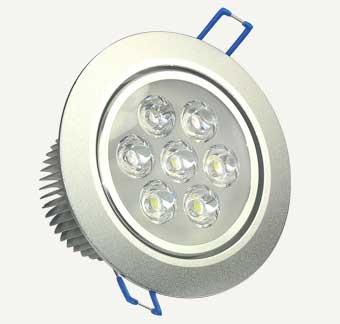 China High Efficiency Recessed 7W Led Ceiling Downlight , SMD5630 Led Down Light Fixtures for sale