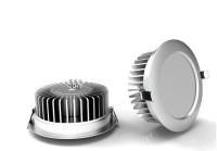 China High power 18W 650LM Commercial LED Downlights pure white For Fashion shop for sale