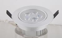 China Indoor Bathroom / Kitchen 5W Ceiling Commercial LED Downlights 3000K-6500K for sale