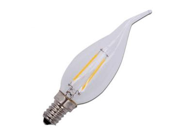 China High Lumen Indoor LED Filament Bulb Candle tail Lights 2700K - 6500K RA85 With CE Rohs for sale