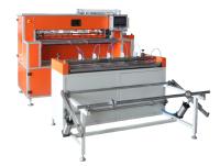 China Electric HEPA Filter Knife Pleating Machine 3 - 60mm Pleating Depth for sale