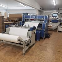 China HEPA Filter Paper Knife Pleating Machine Stainless Steel 1250 mm Width for sale