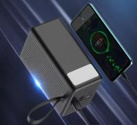 China PD,QC Powerbank 80000 mah Portable Smart Multi-compatible Fast Charging Power Bank 10000mah 30000mah for sale