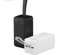 China Power Bank 50000mah Large Capacity Big Power Bank Mobile Charger Power Bank Led Display with Rope Handle for sale